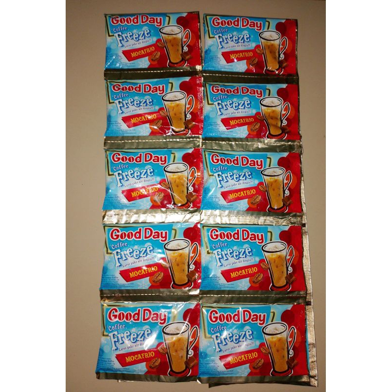 Jual Kopi Good Day mocafiro freezer 1 renceng,isi 10 pcs uk 30g ...