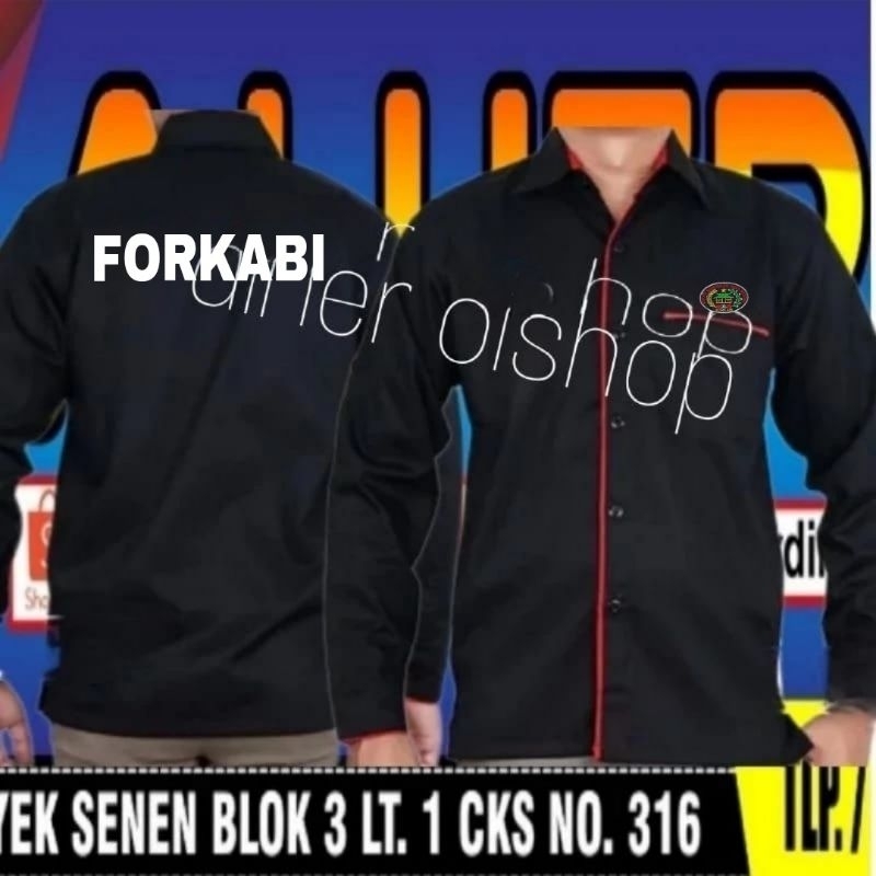 Jual Kemeja fORKABI full bordir baju fORKABI seragam fORKABI kemeja ...