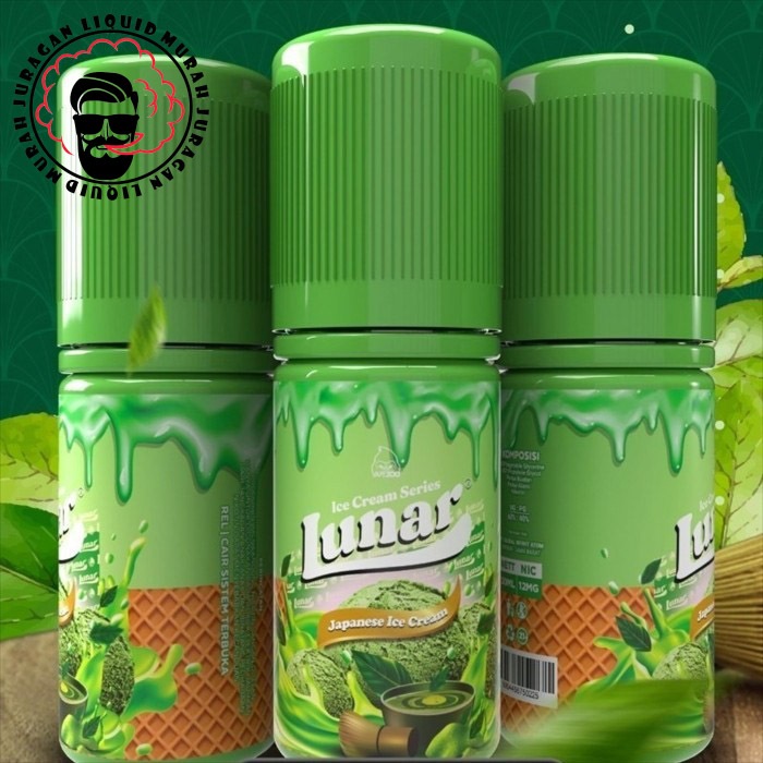 Jual Lunar Japanese Ice Cream Pods Friendly Liquid 30ml Lunar Matcha ...