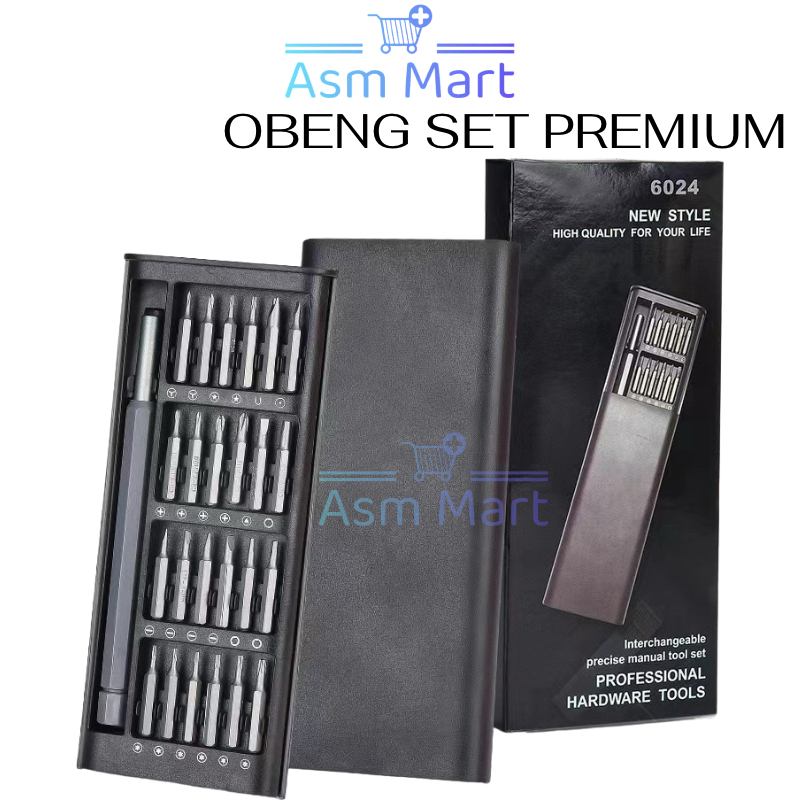 Jual ASM - OB01 OBENG SET PREMIUM / OBENG SET 24 IN 1 / OBENG 6024B ...
