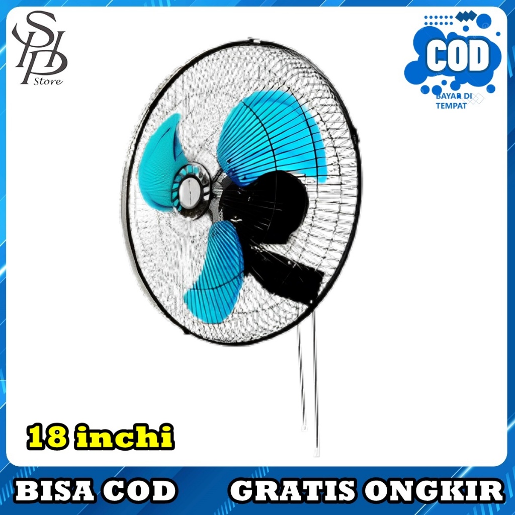 Jual WELHOME WH1867M Kipas Angin Tornado Dinding 18inchi Body Besi ...