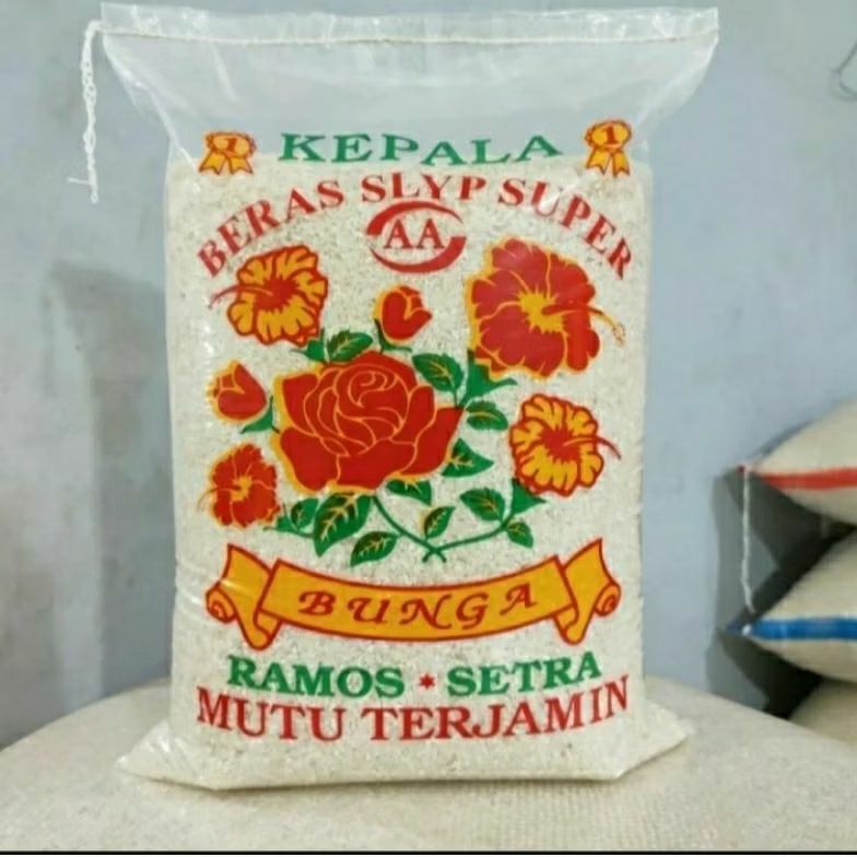 Jual BERAS SUPER CAP BUNGA 5KG | Shopee Indonesia