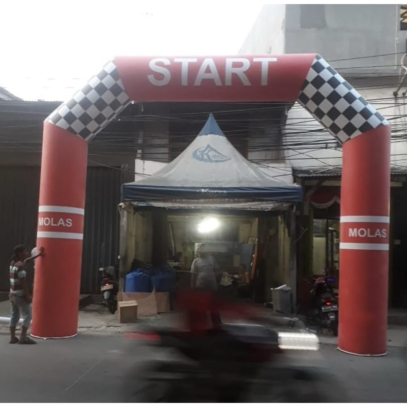 Jual SUPER JUMBO DEKORASI BACKDROP BALON GATE FLEXI PARASUT BONUS ...