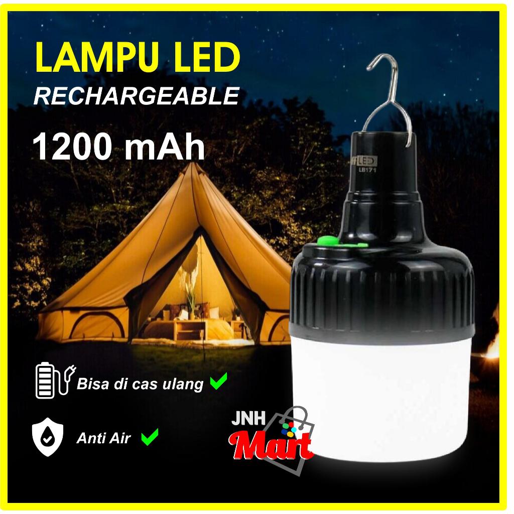 Jual Lampu Tenda Camping Warung Charger USB Baterai Isi Ulang LED Lentera Gantung Gunung ...