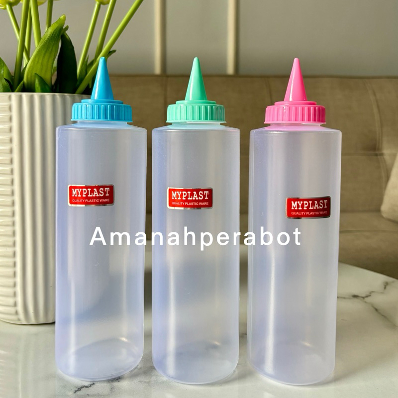 Jual BOTOL MAYONES BOTOL KECAP BOTOL SAOS 300 ml & 500 ml MY PLAST | Shopee Indonesia