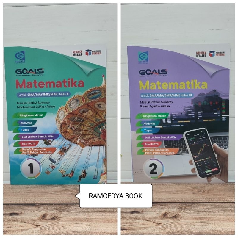 Jual Original Buku GOALS Matematika SMA kelas X, XI, XII Kurikulum Merdeka Grafindo | Shopee ...