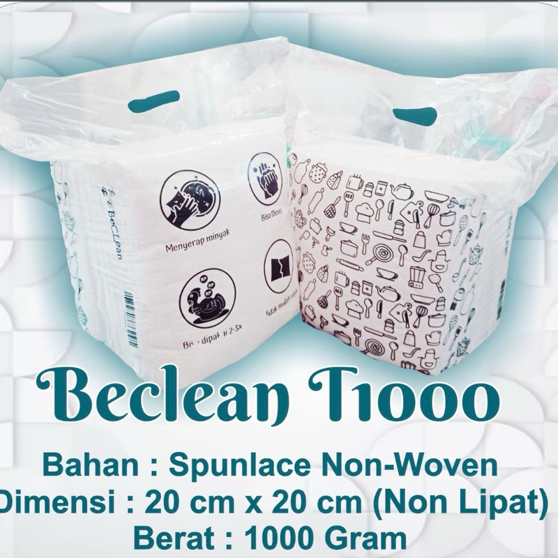 Jual Tisue kompor 1 kg bisa dicuci 6 atau 7 kali merk be clean Tisue ...