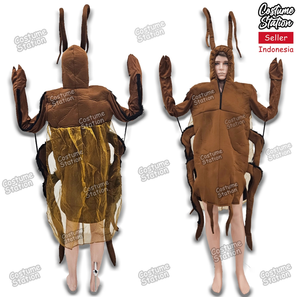 Jual Kostum Mascot Cockroach / Costume Maskot Kecoa Hewan Binatang ...