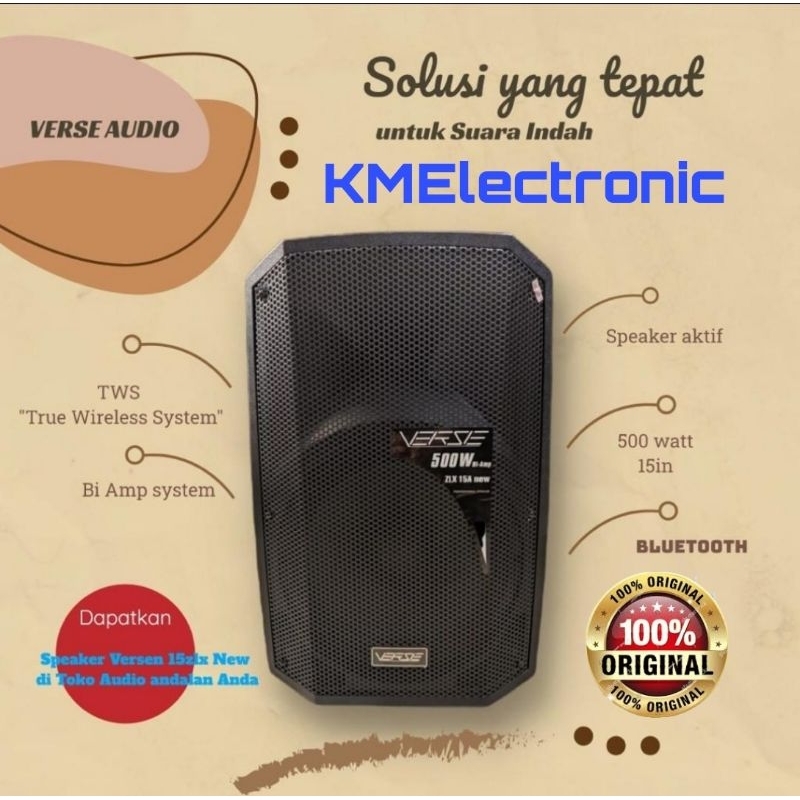 Jual Speaker Aktif 15 INCH / Aktif speaker 15 INCH VERSE AD 15 ZLX NEW ...