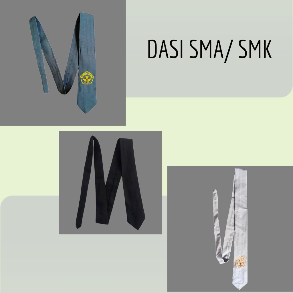 Jual Dasi Sekolah SMA/SMK Logo Bordir | Shopee Indonesia