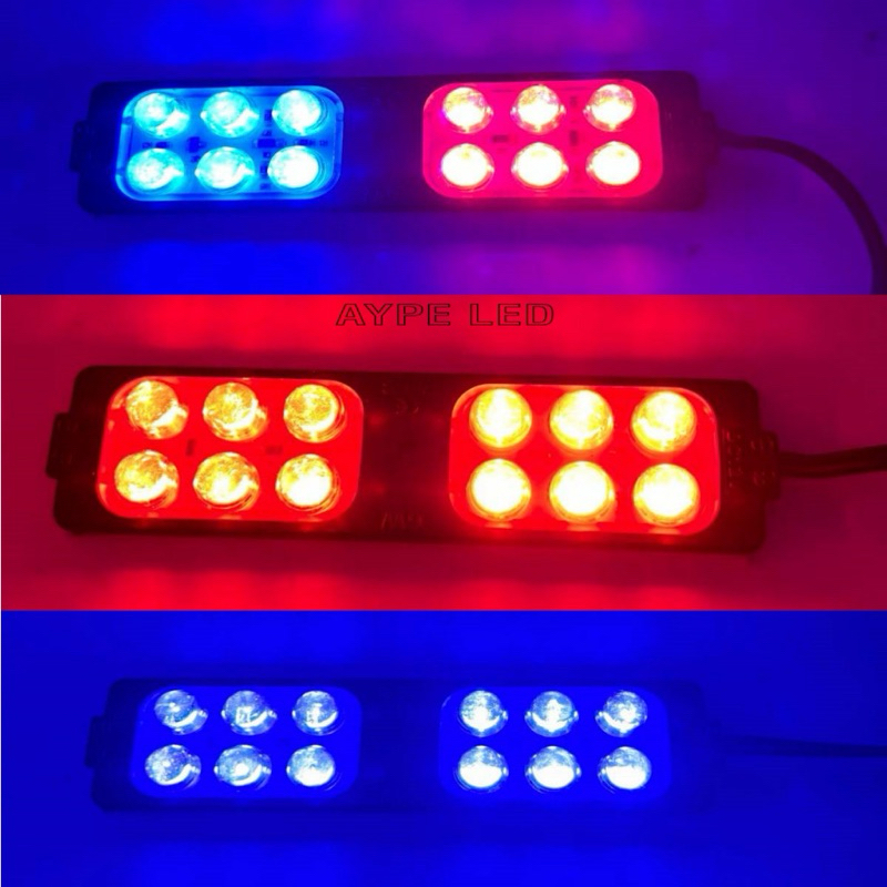 Jual Lampu LED 12 Kedip Dashboard Lampu Touring Mata 2 slide Warna DC ...