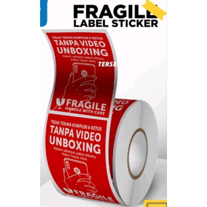 Jual STICKER FRAGILE UNBOXING | Shopee Indonesia