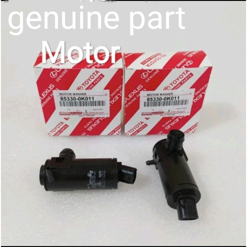 Jual MOTOR PUMP WASHER/POMPA AIR WIPER ONLY HILUX/YARIS/VIOS/SIENTA ...