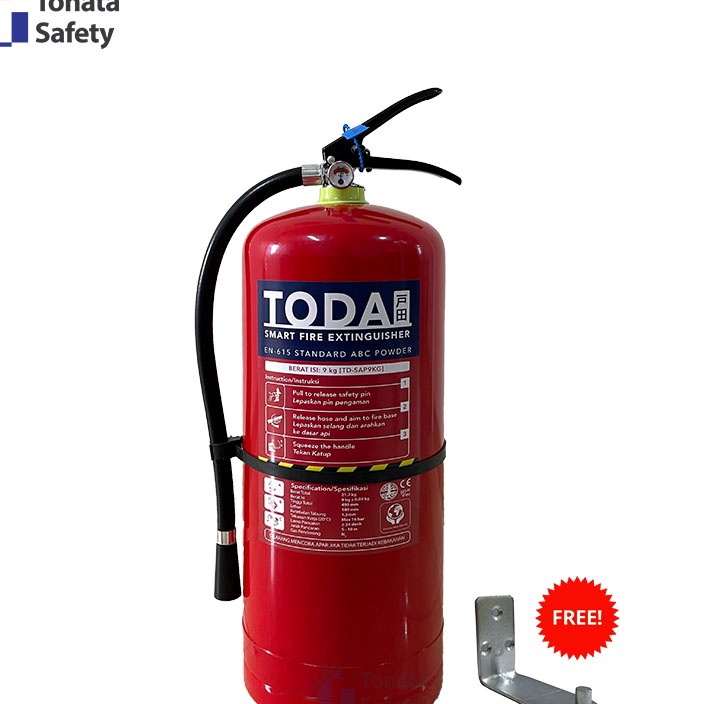Jual V44859 APAR 9 kg Pemadam Api 9kg Set Komplit TODA by TONATA Fire ...