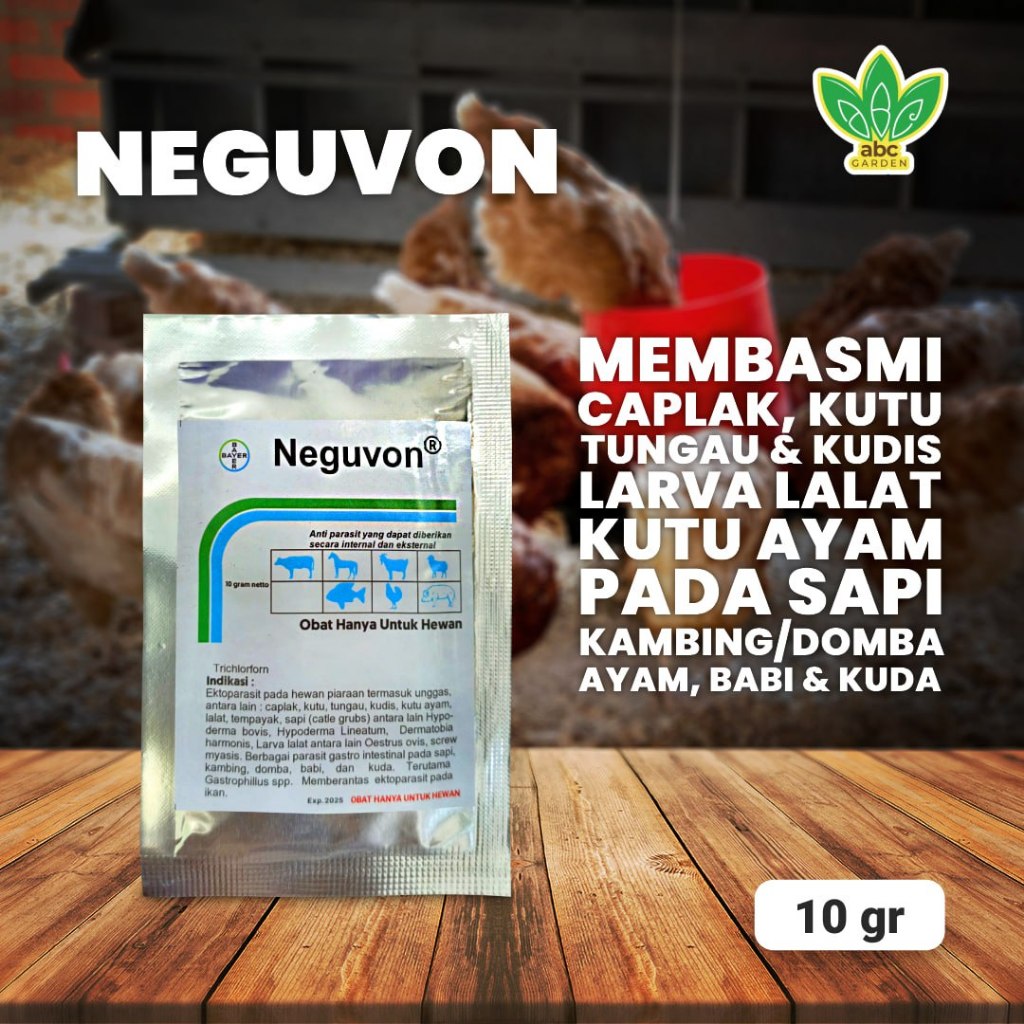 Jual [10gram] Neguvon Anti Parasit - Untuk Membasmi Kutu, Tungau ...