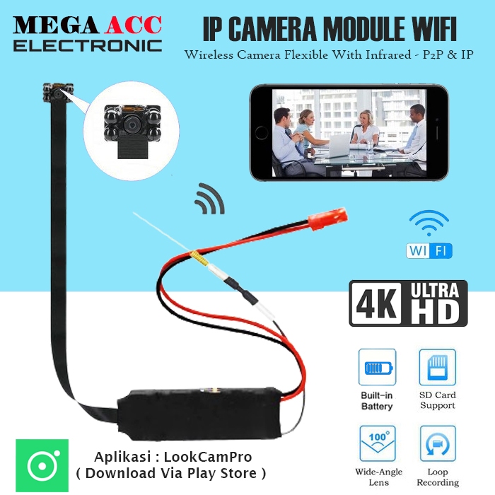 Jual Module Camera Flexible With Infrared - Ip Camera Wireless Ultra ...