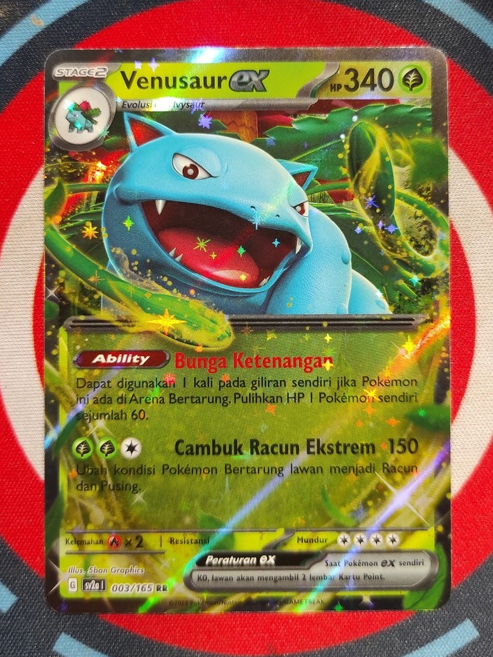 Jual Venusaur Ex sv2a 003/165 RR | Pokemon TCG Indonesia | Shopee Indonesia