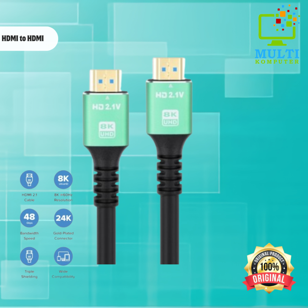 Jual NYK Kabel HDMI to HDMI 2.1 Support 8K Ultra HD NYK 3 Meter ...