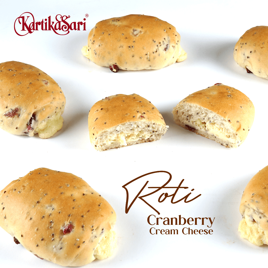 Jual Kartika Sari Roti Cranberry Cream Cheese Bread, 8 Pcs | Shopee ...