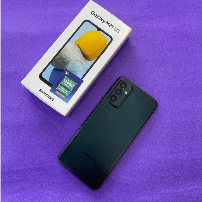 Jual SAMSUNG M23 5G 6/128 GB SECOND HP BOX | Shopee Indonesia