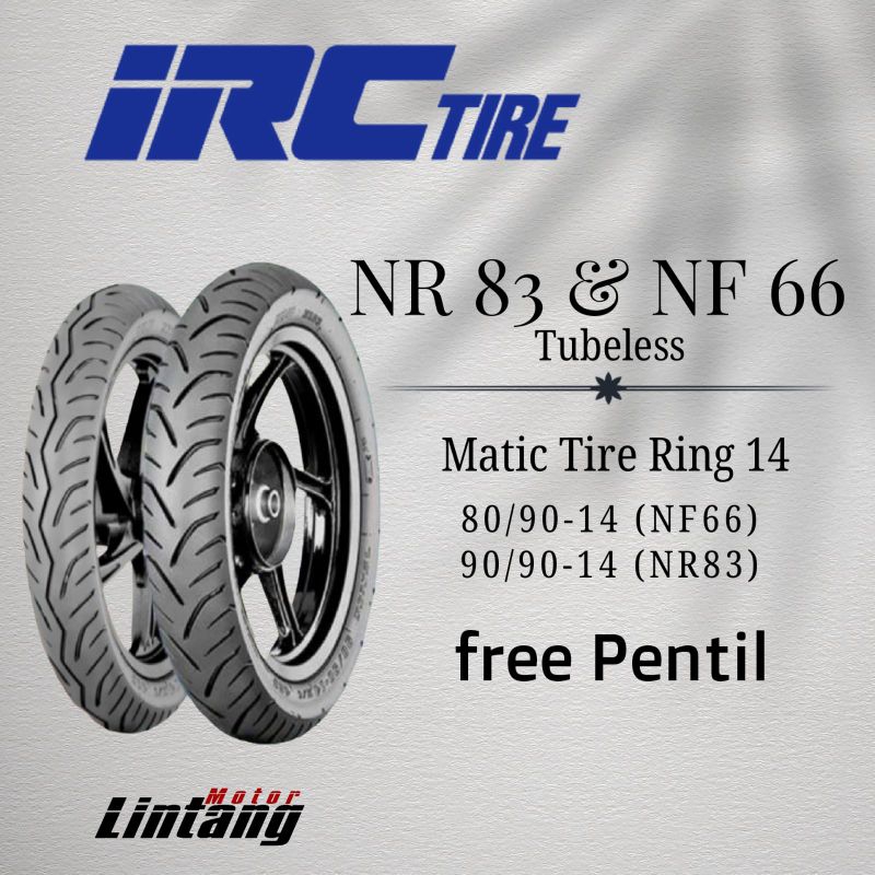 Jual Ban motor IRC NF66 (80/90-14) & NR83 (90/90-14) Ring 14 Tubeless | Shopee Indonesia