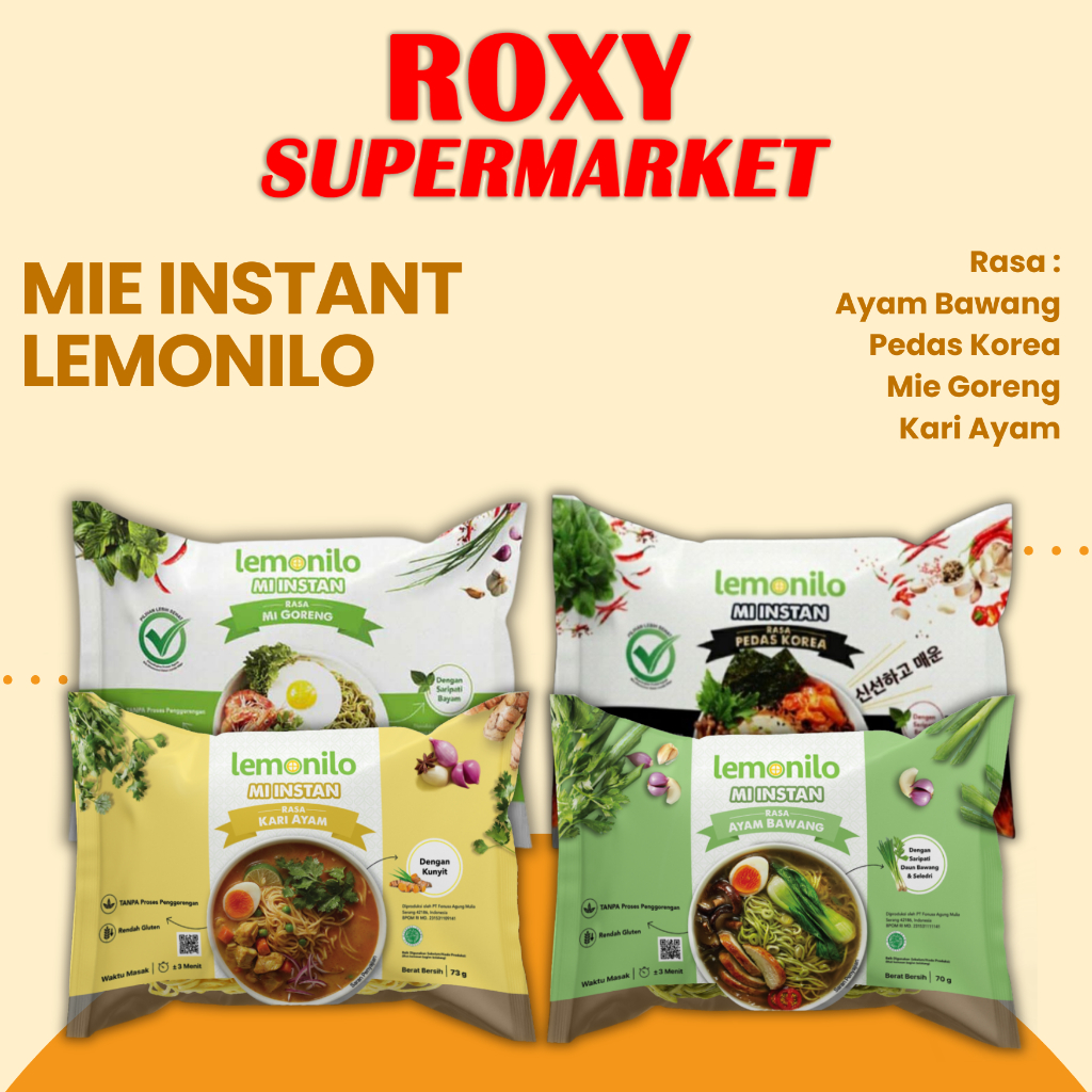 Jual Mie Lemonilo Rasa Kari Ayam, Ayam Bawang, Mi Goreng, Pedas Korea ...