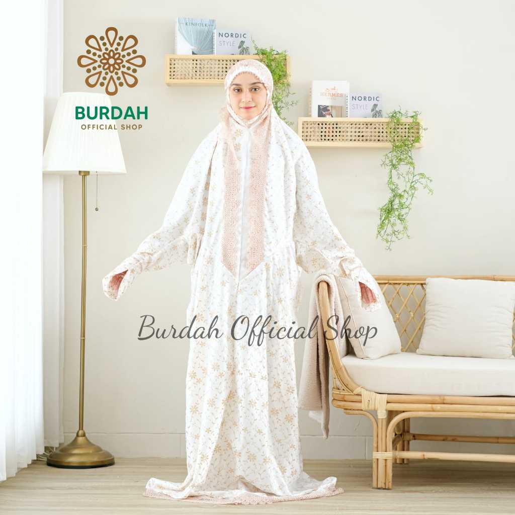 Jual BURDAH - Mukena Terusan Dewasa Sutra Paris Prada Cataline | Shopee ...