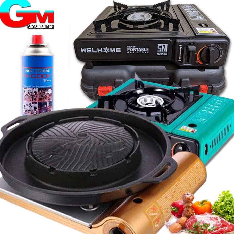 Jual STAR Paket Combo Steamboat Bulgogi 2in1 Plus Kompor Portable ...