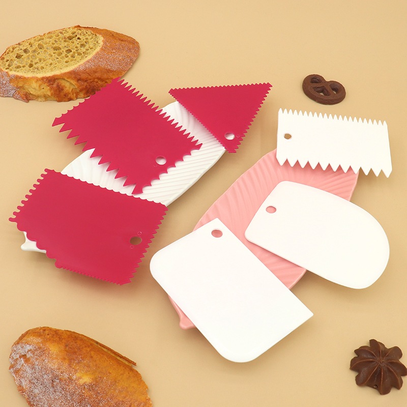 Jual PEMOTONG ADONAN KUE DAN ROTI ISI 3 / SCRAPER 3 IN 1 / SCRAPER ...