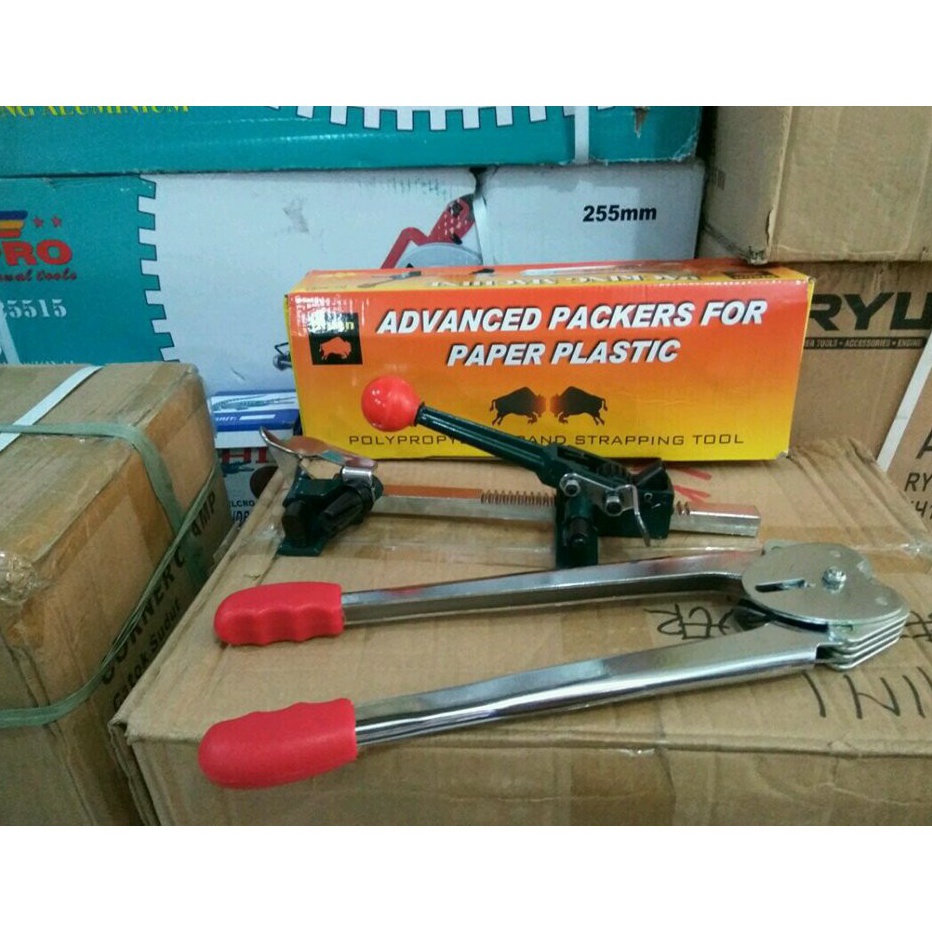 Jual Kekinian strapping band tool BISON alat klem packing kardus kayu ...