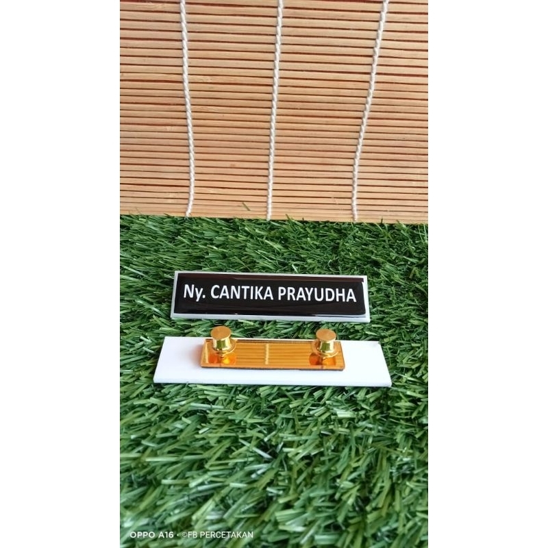 Jual Nametag/Papan nama standar Bhayangkari, Persit, PIA, Guru, ASN dan ...