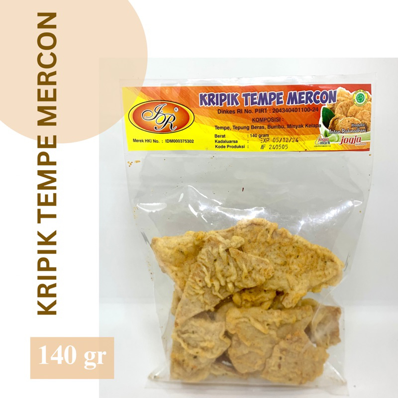 Jual Kripik Keripik Tempe Mercon 140 gram Intan Rahmadhani Snack IR ...