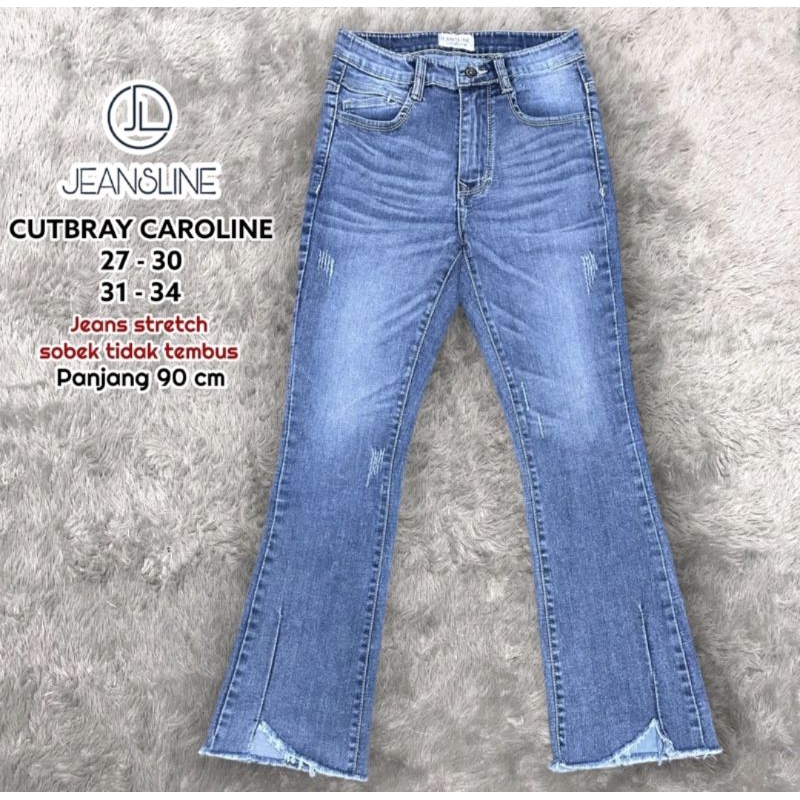 Jual celana cutbray cewek eleovin kain stret | Shopee Indonesia