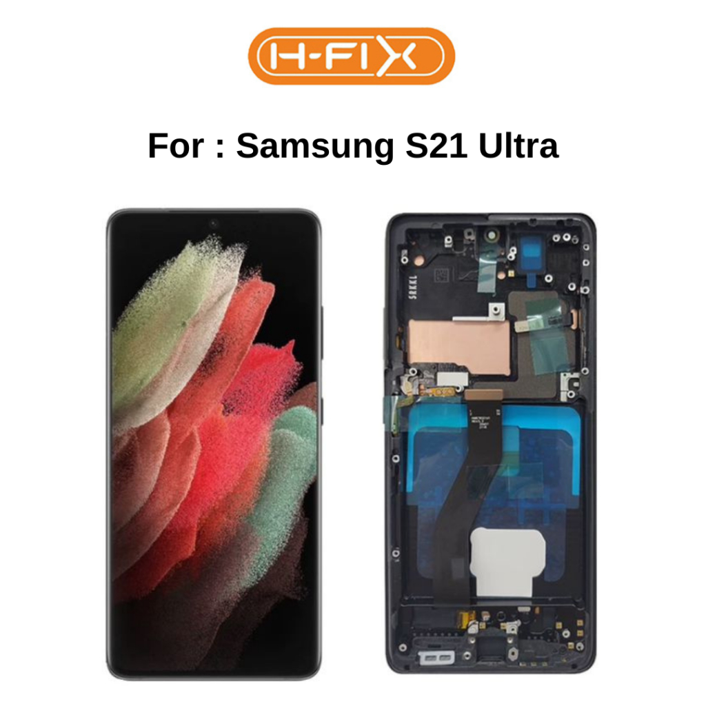 Jual HFIX - Lcd Samsung S21 Ultra OLED Fullset Touchscreen With Frame ...