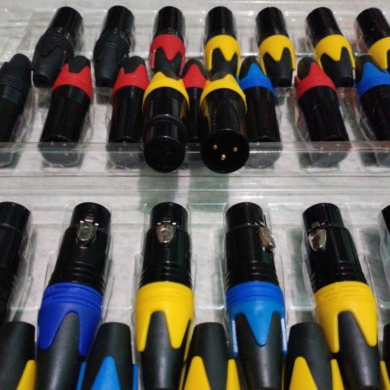 Jual Jack Canon XLR male/female 1 set | Shopee Indonesia