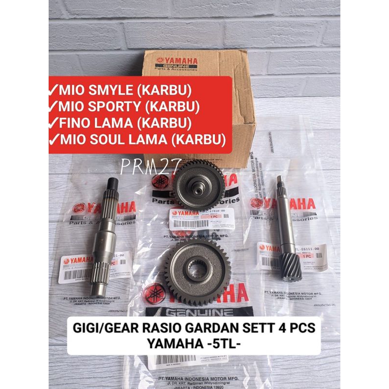 Jual Gigi gear rasio gardan (5TL) isi 4 pcs Mio sporty smyle Mio karbu ...
