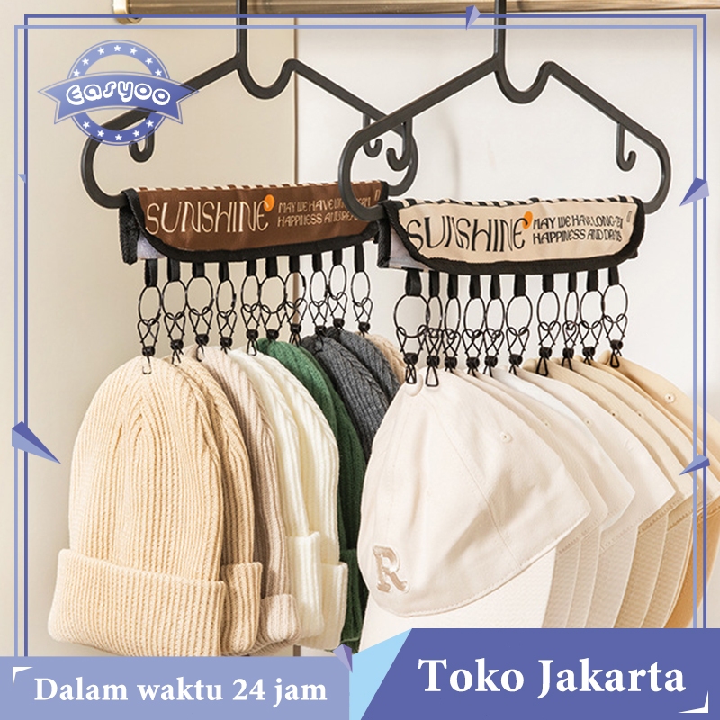 Jual Gantungan Hanger Jepit Hanger Kait Topi Kaos Kaki Cap Hanger Cap ...