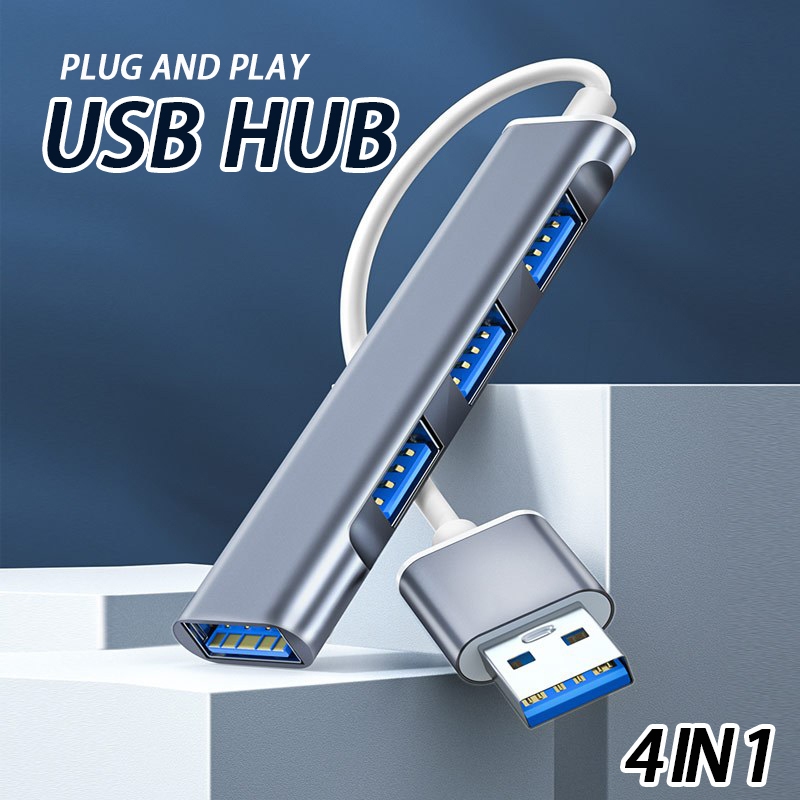 Jual Multiple Extension Hub 4 in 1 USB Docking Station Splitter Typec ...