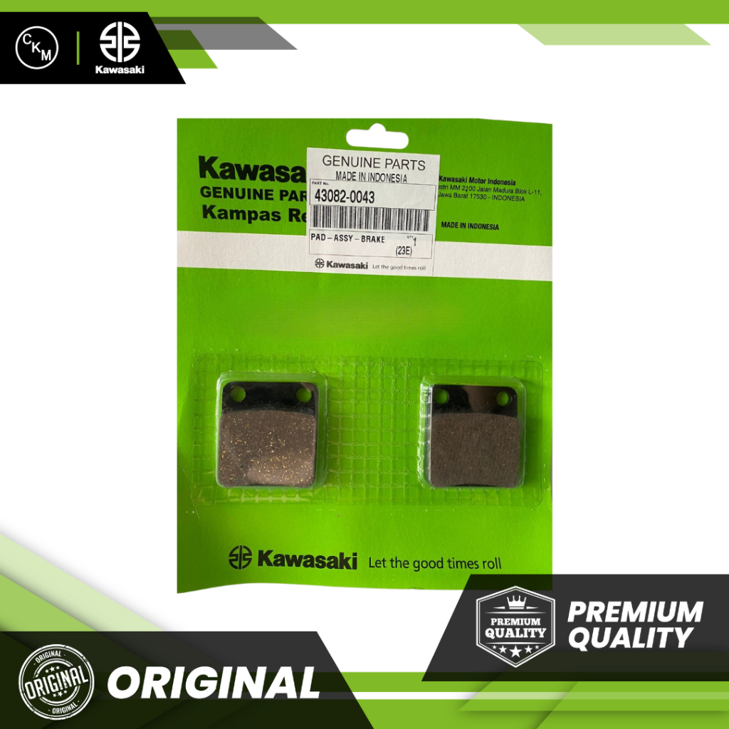Jual Pad Assy Brake/ Brake Pad Kawasaki KLX/D-Tracker 150 Original ...