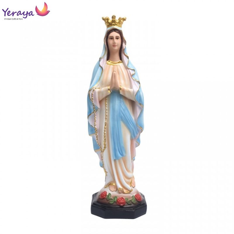 Jual Patung Bunda Maria Lourdes Mahkota 40cm Pajangan Dekorasi Rumah ...