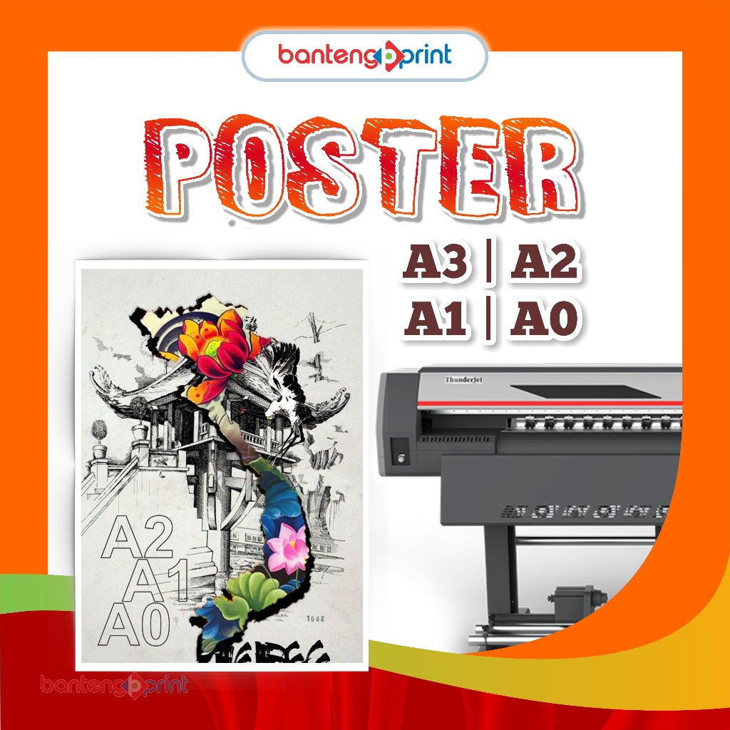 Jual POSTER BESAR | Poster A0 | Poster A1 | Poster A2 | Print Poster ...