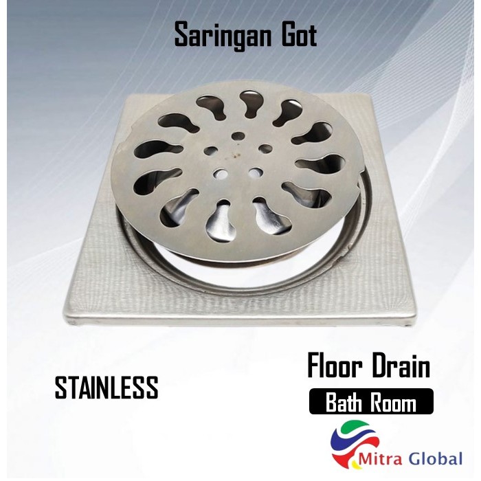 Jual Saringan Got Kamar Mandi Stainless Steel / Floor Drain Afur Kamar ...