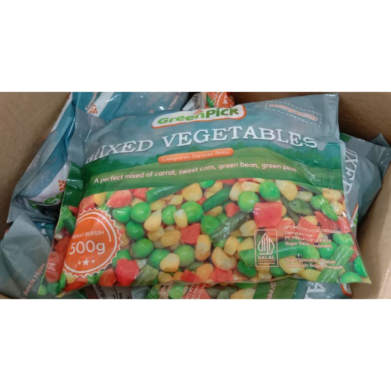 Jual Mixed Vegetables Green Pick 500gr | Shopee Indonesia