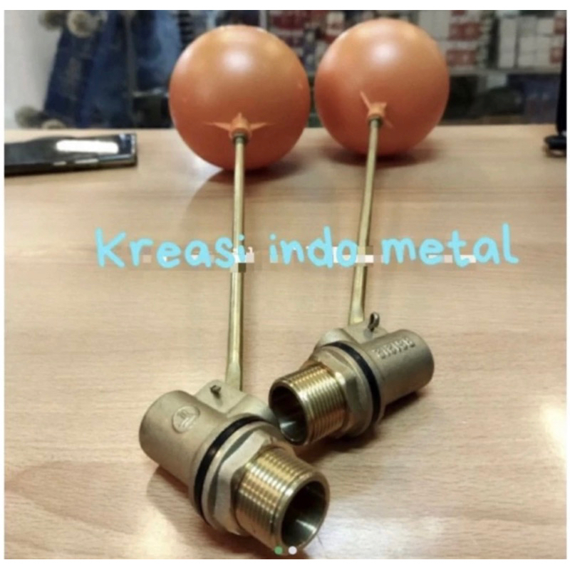 Jual 1,5" Floating valve /Pelampung Drat Kuningan Brass Bola plastik ...