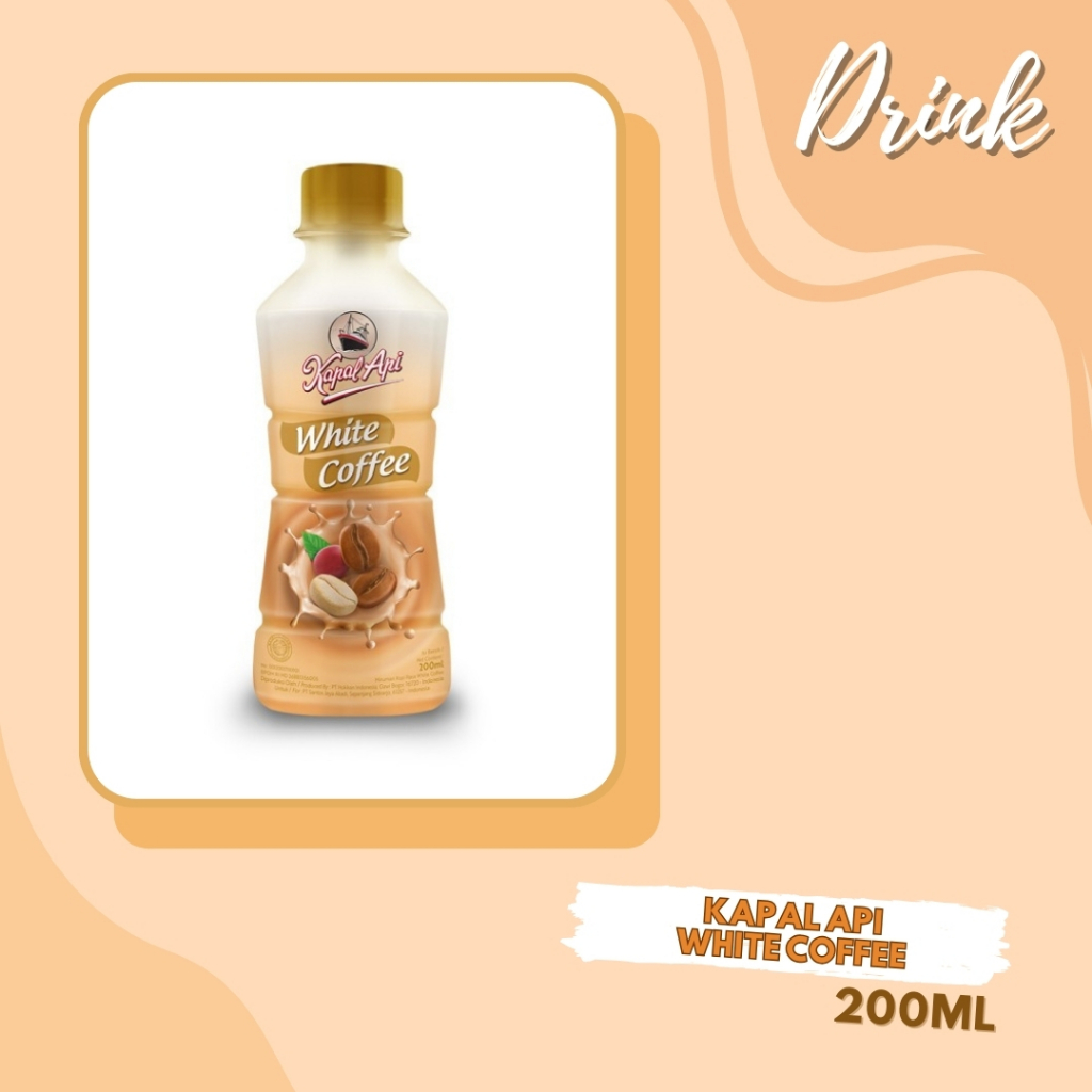 Jual DRINK | MINUMAN BOTOL | KOPI BOTOL | KAPAL API WHITE COFFEE 200ML ...