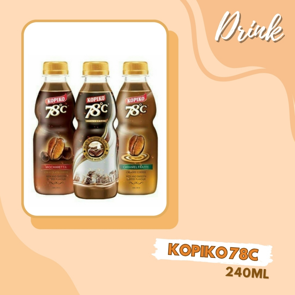 Jual DRINK | MINUMAN BOTOL | KOPI BOTOL | KOPIKO 78C 240ML | Shopee ...