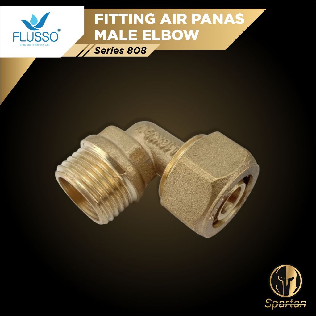 Jual Fitting Keni Sambungan Selang Pipa Air Panas Water Heater Sock Knee Drat Luar 1/2 Inch ...