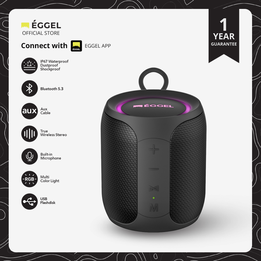 Jual Eggel Terra 3 Mini S 360 Waterproof Bluetooth Speaker | Shopee ...