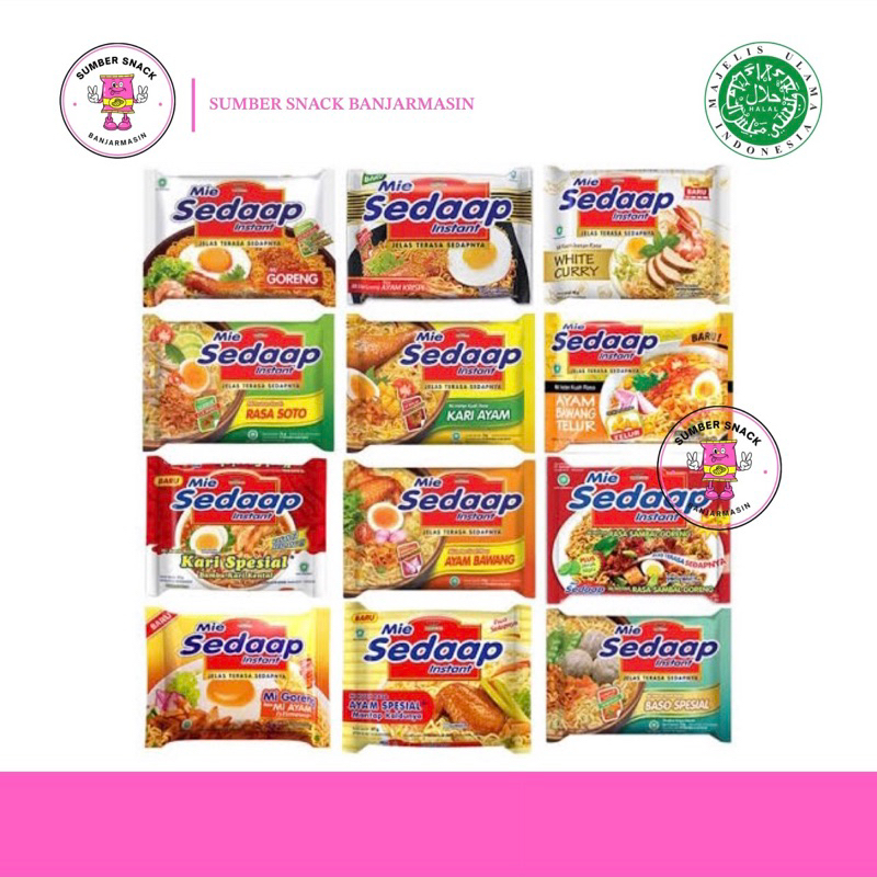 Jual Mie Sedaap Instan (4 Varian Rasa) | Shopee Indonesia