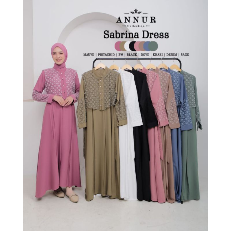 Jual [BISA COUPLE]SABRINA DRESS ORY AN NUR COLLECTION/GAMIS SET OUTER ...